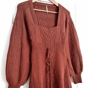 Free People | Sweaters | Free People Emmaline Mini Sweater Dress Size ...
